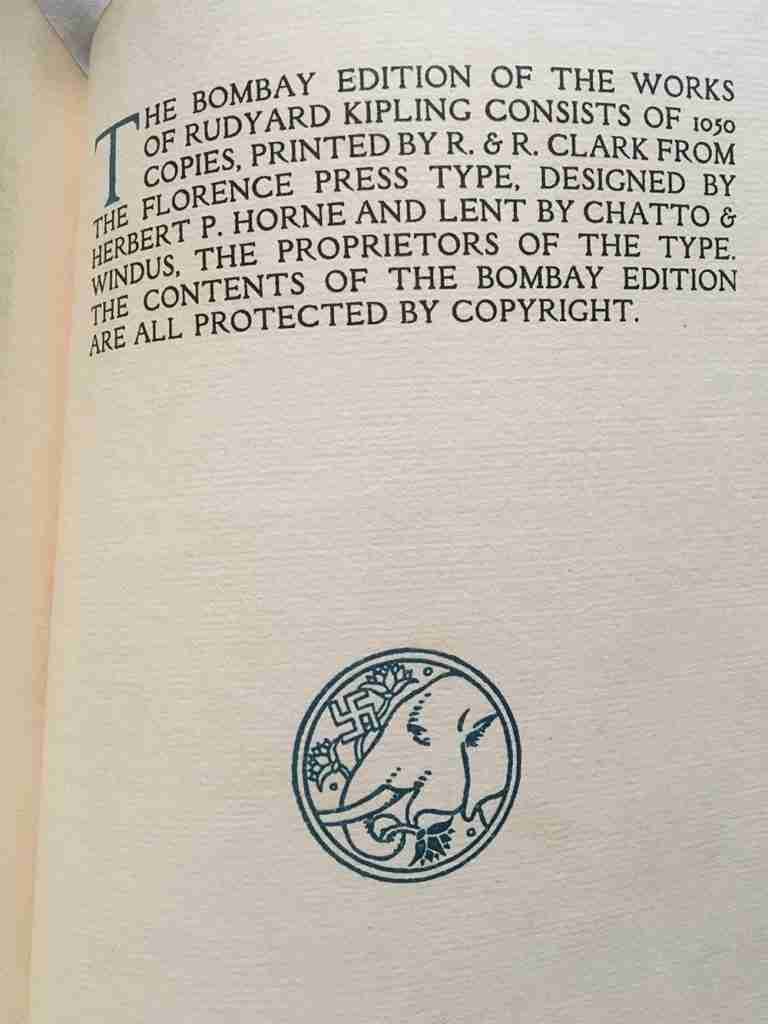 Buy The Bombay Edition of the works of Rudyard Kipling - Complete set ...