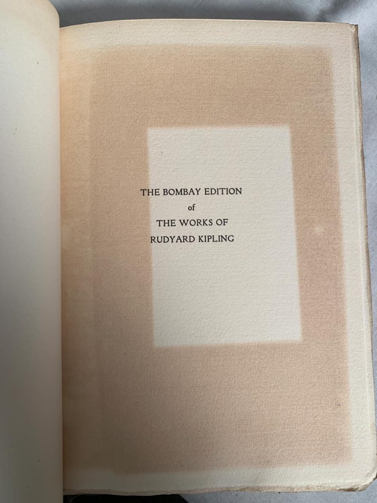 Buy The Bombay Edition of the works of Rudyard Kipling - Complete set ...